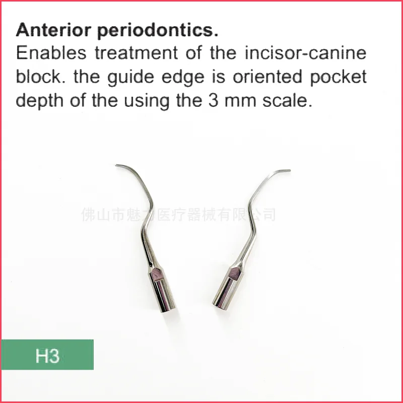 Woodpecker DTE Satelec Dental Piezo Scaler Tips H3 / Ultrasonic Scaler Tips Cavitron Insert ...