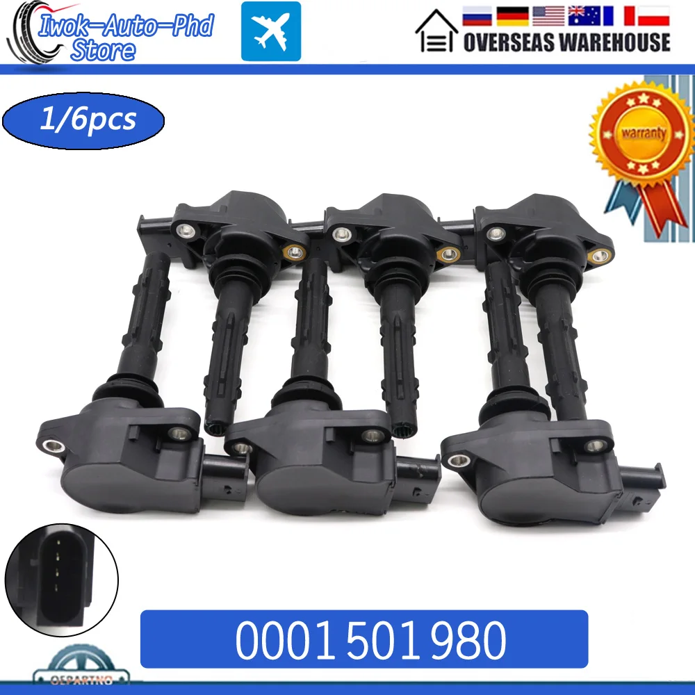 0001501980-Car-Ignition-Coil-Kit-For-Mercedes-Benz-W211-W212-A207-C207 ...