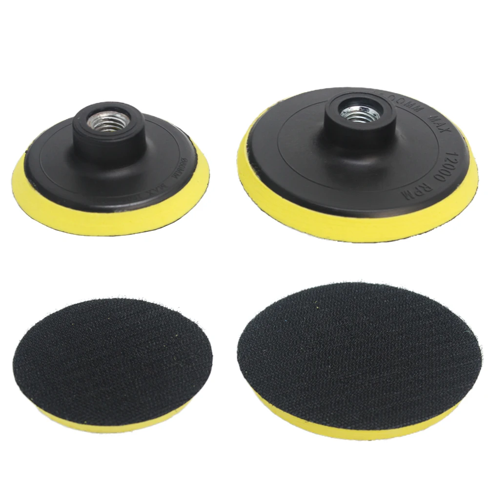 3"/4"Backing Pad Plastic Foam Backer Pads Polishing Buffing Plate Disc ...