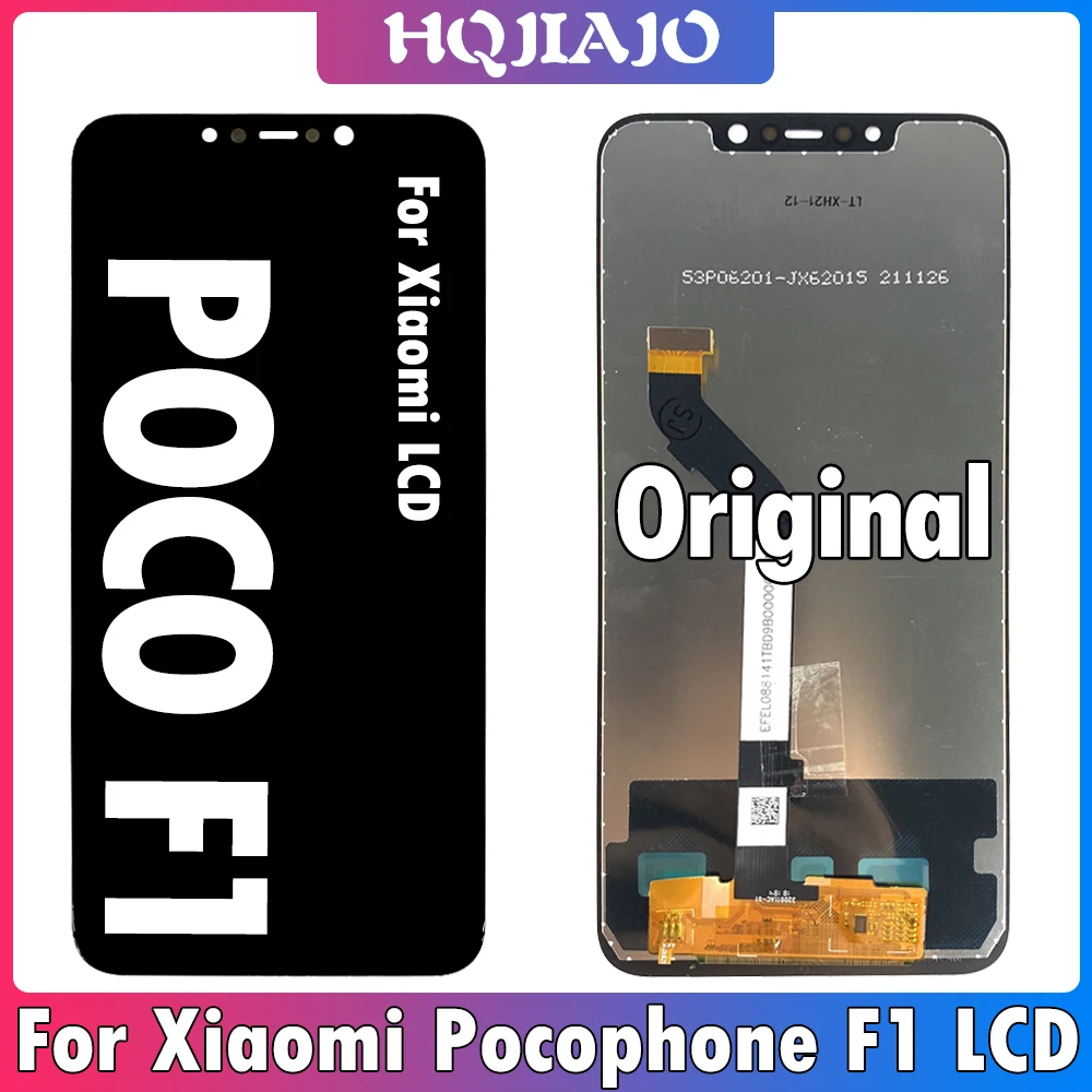 6.18'' Original Lcd For Xiaomi Poco F1 Lcd Display Touch Screen Digitizer Assembly For Xiaomi ...