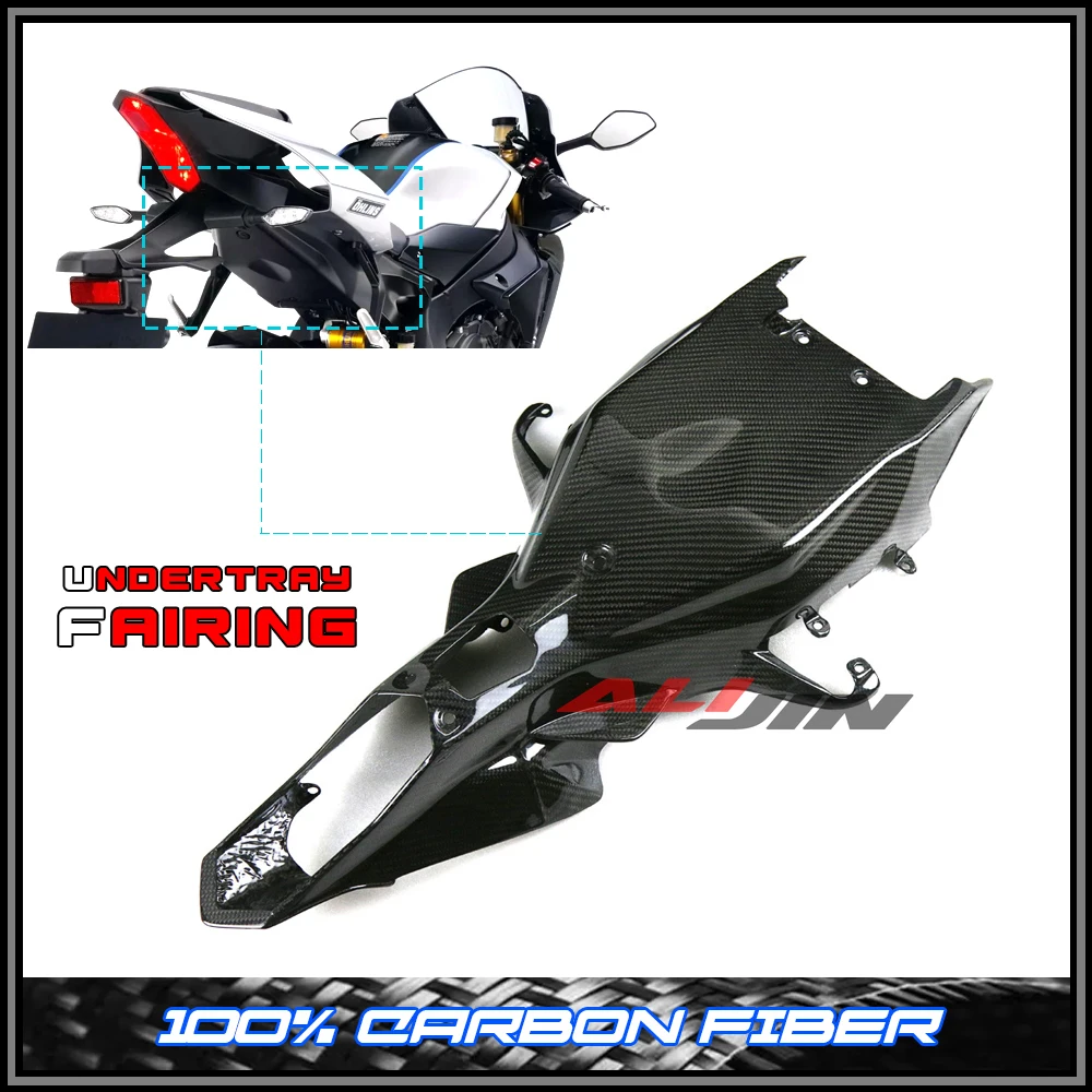 100-Real-Dry-Carbon-fiber-Motorcycle-Rear-Seat-Panel-Spare-Part-Fairing ...