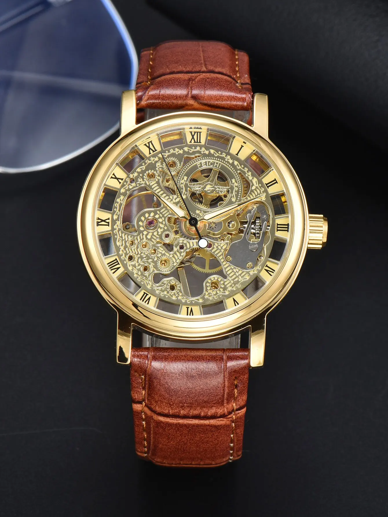 automatic-mechanical-watch-skeleton-watch-men-retro-gold-watch-dress ...