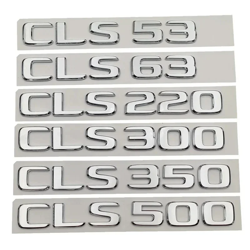 Car-Trunk-Letters-Badge-Stickers-For-Mercedes-W218-W219-CLS-63-220-250 ...