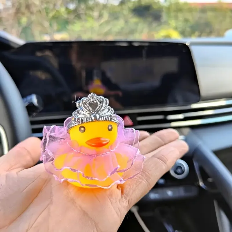 Car Rubber Duck Car Duck Decoration Dashboard Car Ornament for Car ...