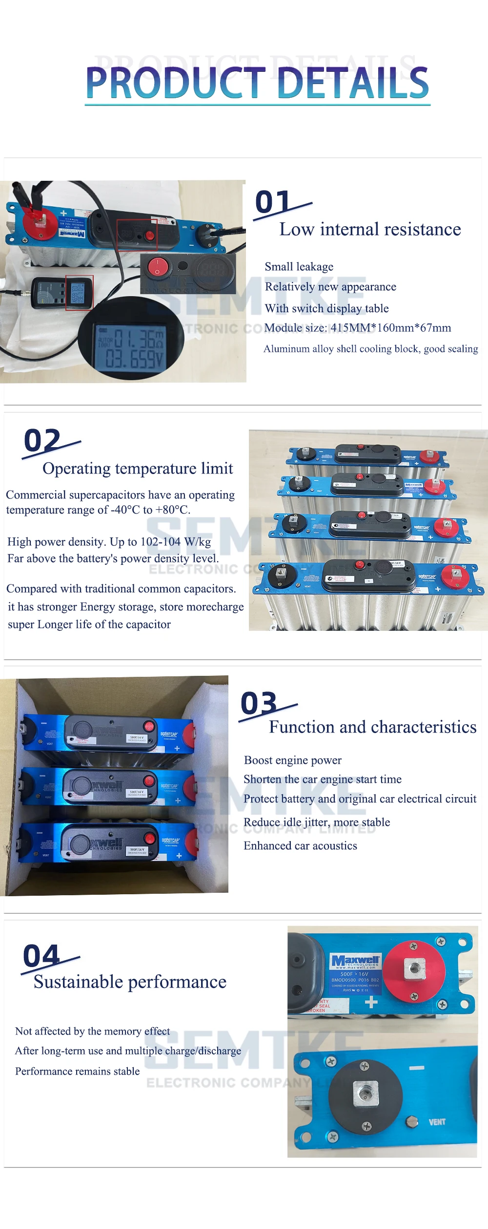 Maxwell Supercapacitors BMOD0500 P016 B01 | AliExpress