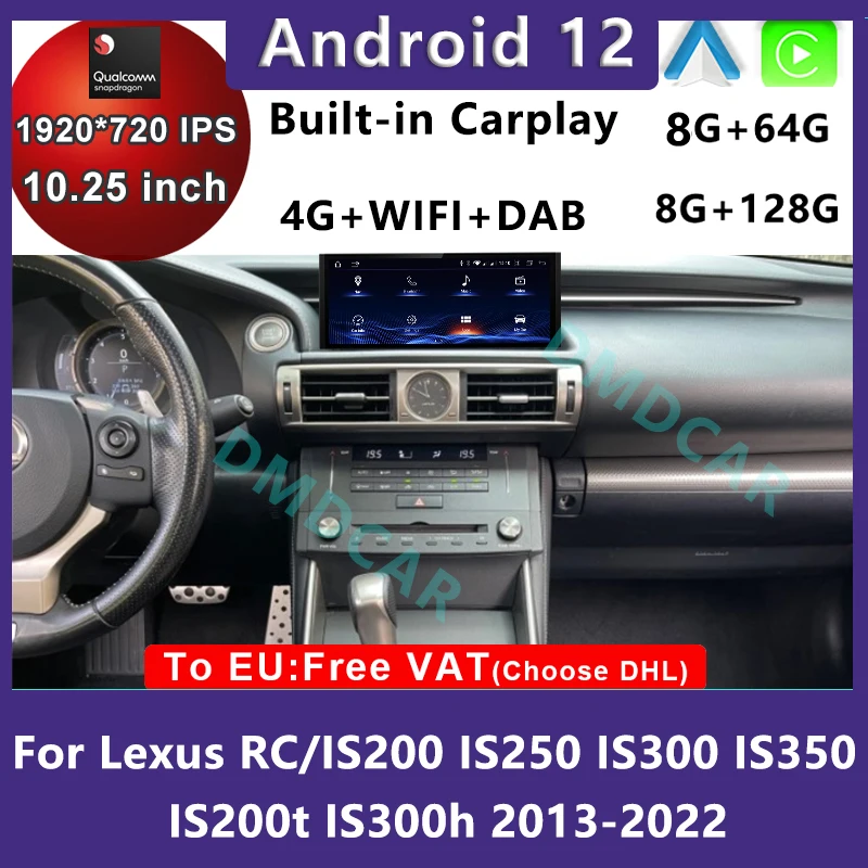 Android-12-Snapdragon-8-128G-Car-DVD-Radio-Video-Player-CarPlay-Auto ...