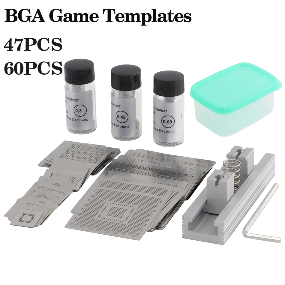 High-quality 47pcs/60pcs game console BGA pressure welding mold ...