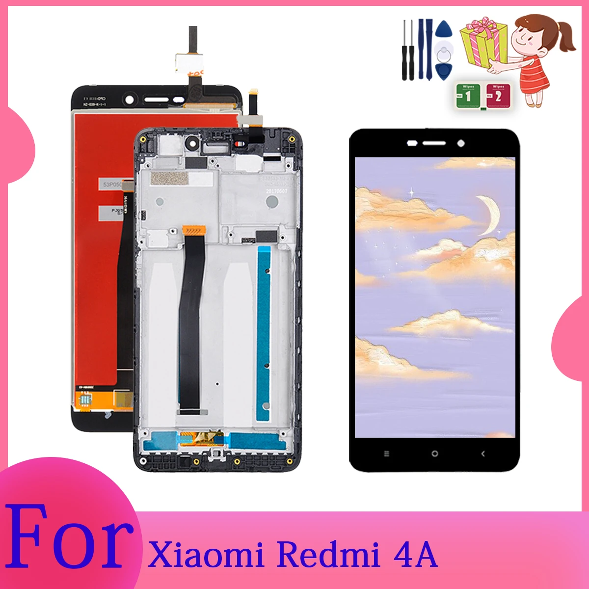 New-Lcd-Display-For-Xiaomi-Redmi-4A-Display-Touch-Screen-Assembly ...