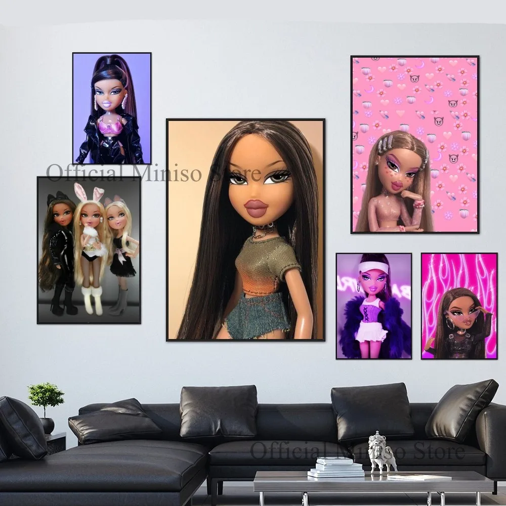 1pc-Bratz-Doll-Poster-Self-adhesive-Art-Poster-Waterproof-Paper-Sticker ...