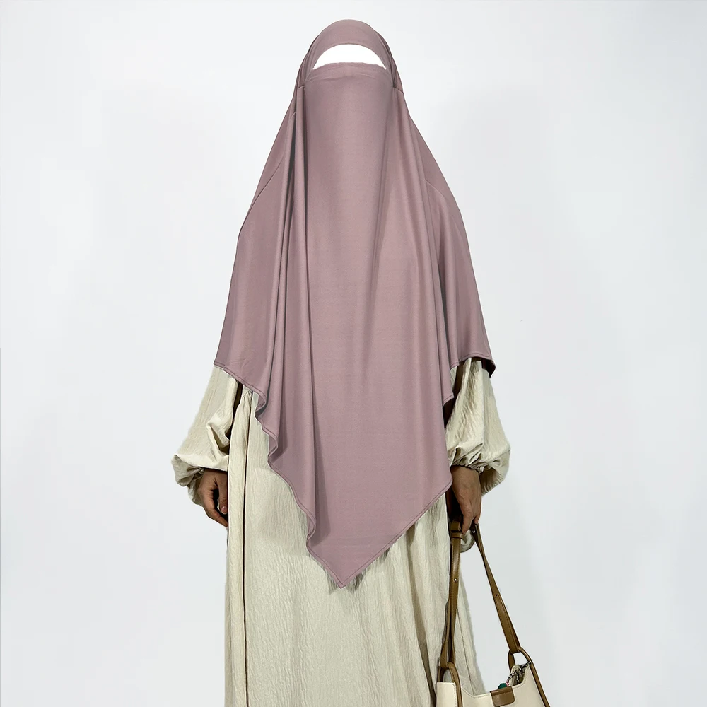 Premium-Jersey-Khimar-Muslim-Women-Modest-Prayer-Long-Hijab-Islam-Femme ...