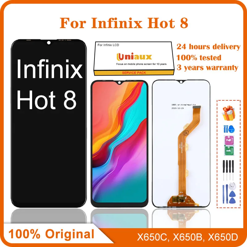6-52-Original-For-Infinix-Hot-8-X650C-LCD-Display-Touch-Screen ...