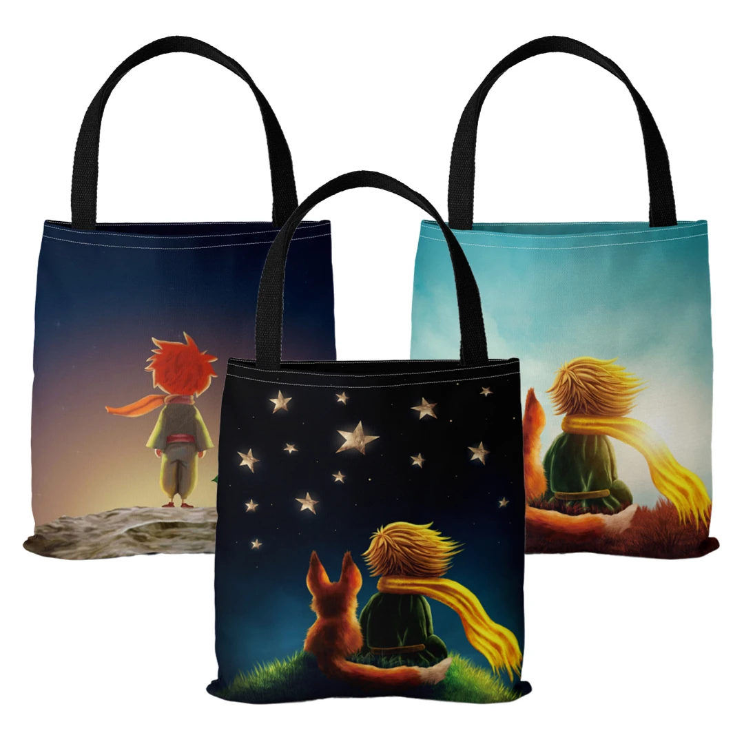 Canvas-Tas-De-Kleine-Prins-Serie-Print-Canvas-Tas-Lichtgewicht ...