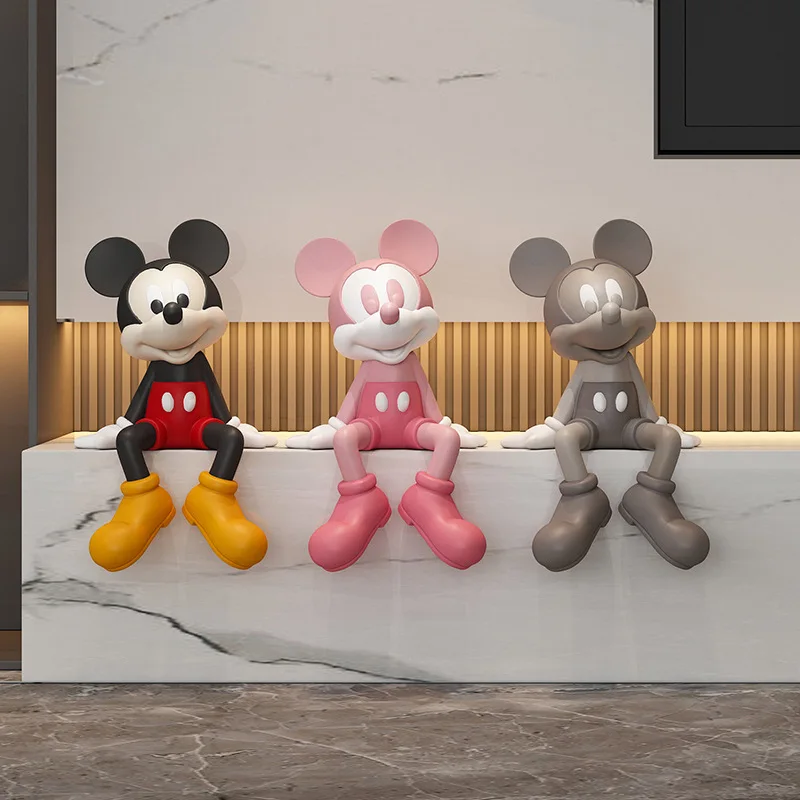29cm-Disney-Mickey-Mouse-Statue-Cartoon-Sitting-Mickey-Sculpture ...