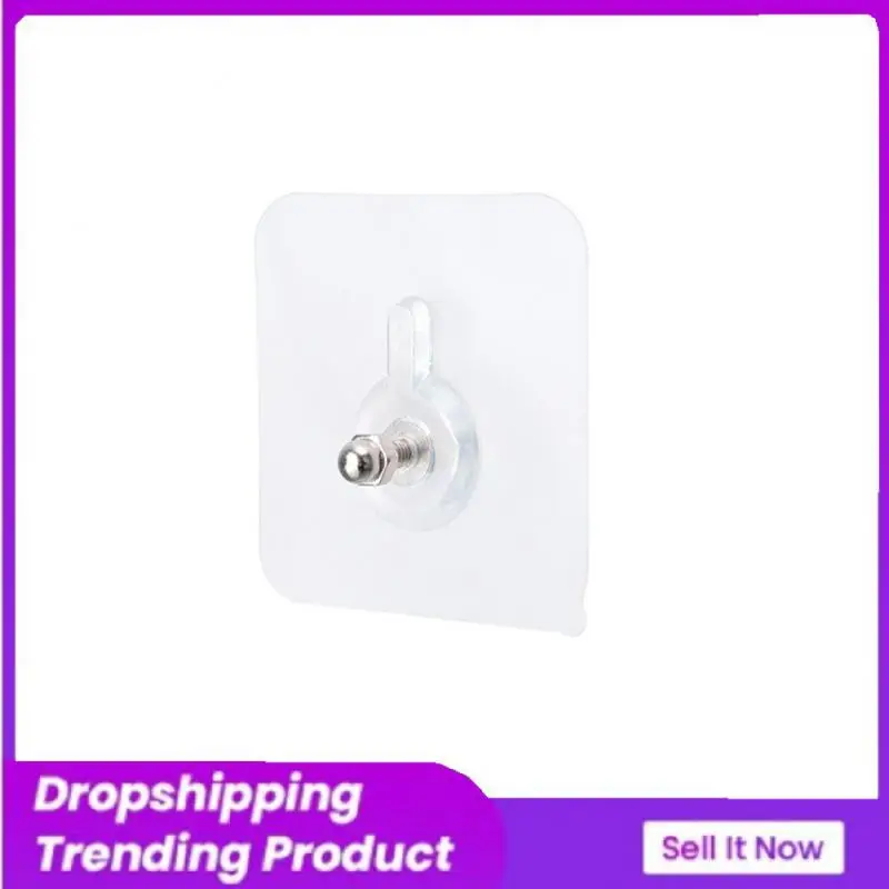 Strong-Hook-Hole-Free-Hooks-Transparent-Photo-Frame-Pin-Easy-To-Install ...