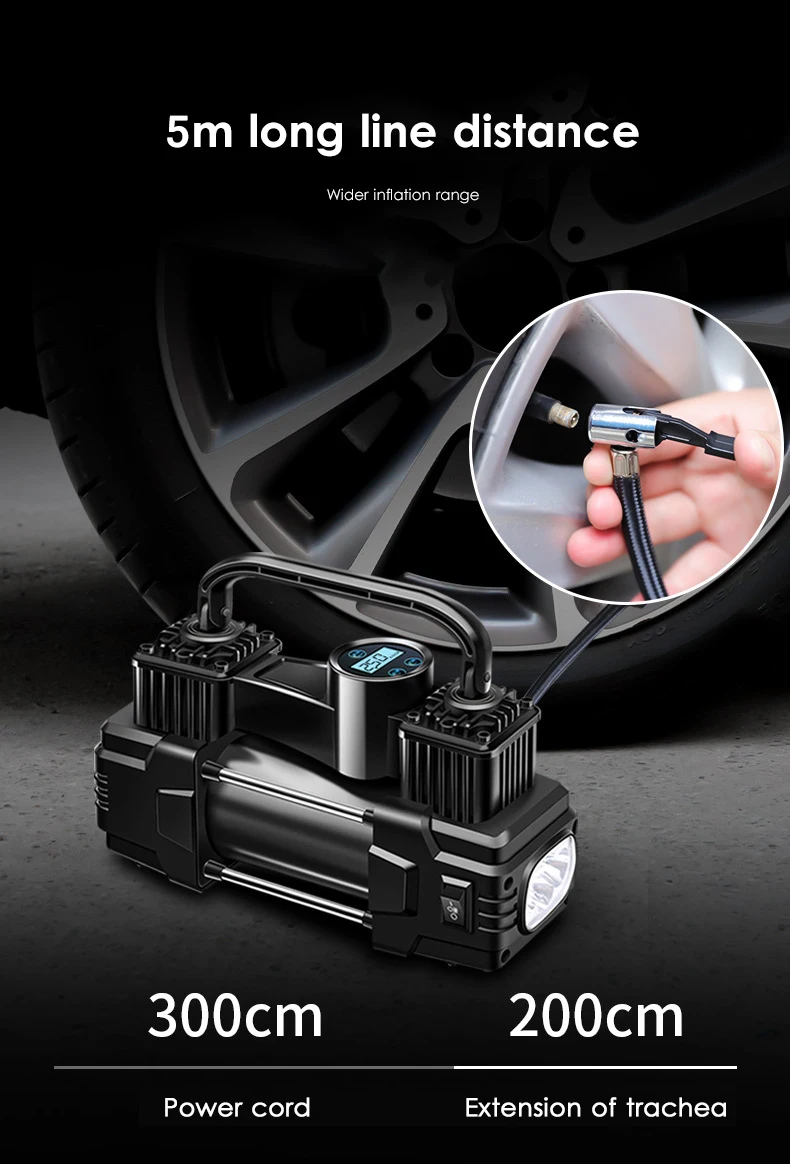 Compresseur auto,Compresseur d'Air Portable avec Affichage Numérique ...