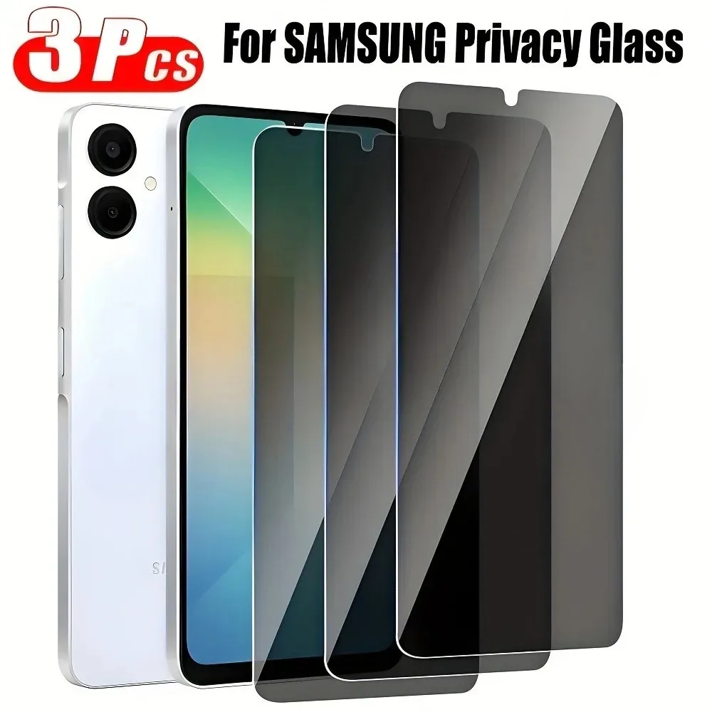3Pcs Privacy Tempered Glass for Samsung Galaxy A05 A13 A15 A25 A36 A42 ...