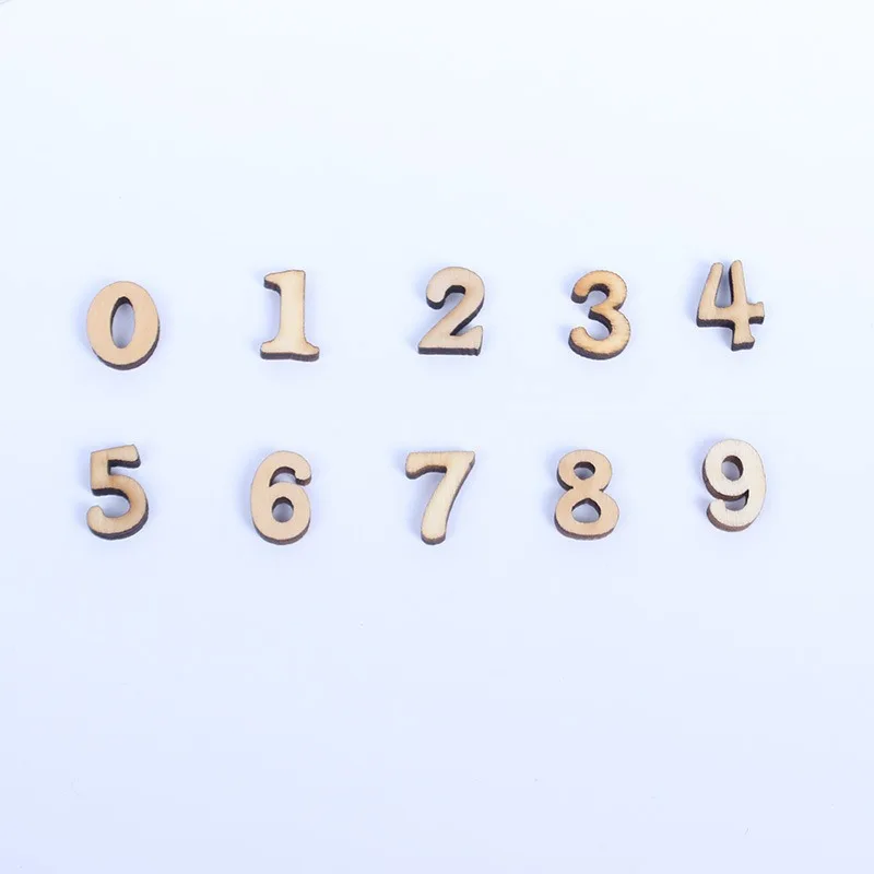100pcs-Mixed-0-9-Wooden-Numbers-Cutouts-Wedding-Party-Table-Scatter ...