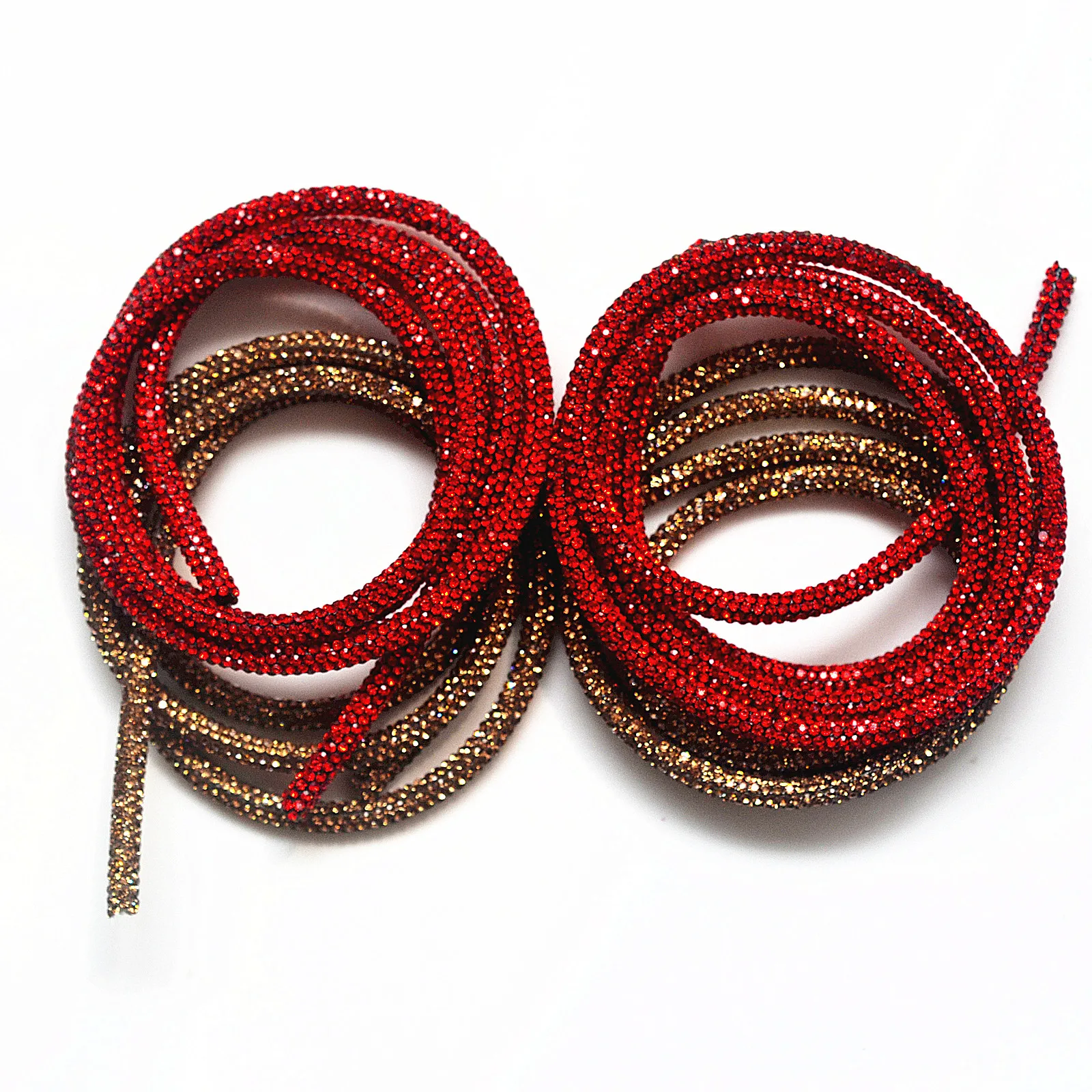 6mm-Width-Glass-Rhinestone-Mesh-1Yard-Length-Glitter-Crystal-AB-Siam ...