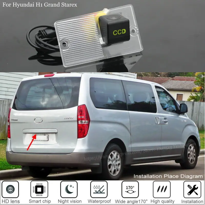 Car Rear View Reverse Backup Camera For Hyundai H1 Grand Starex ...