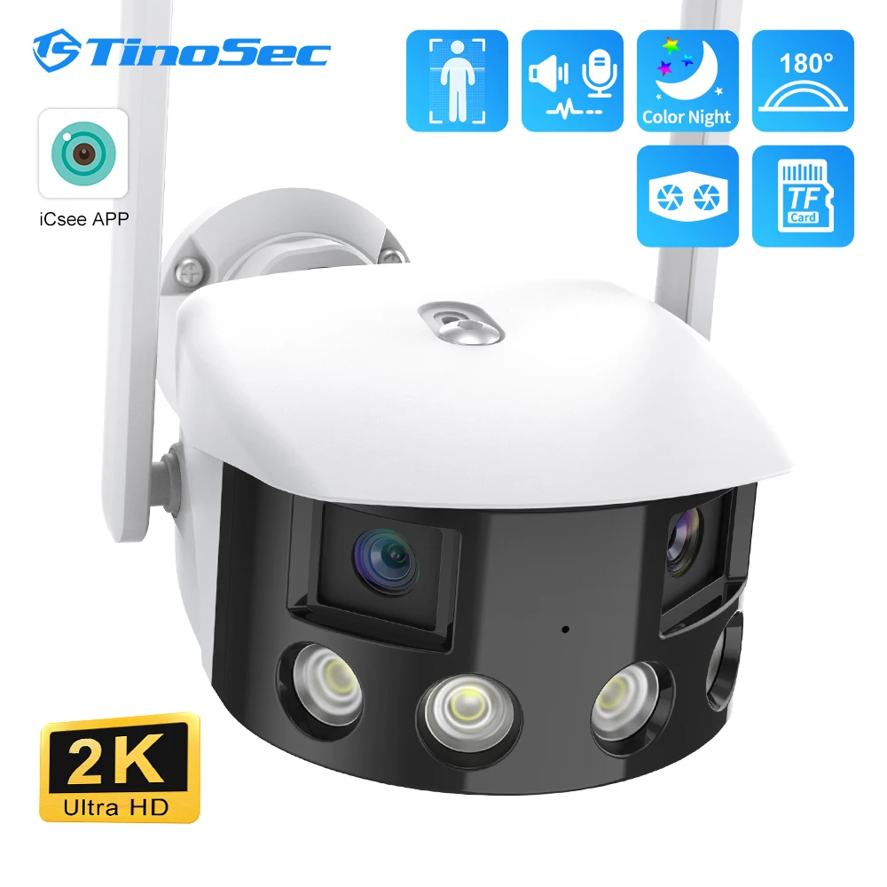 TinoSec-4MP-Dual-Lens-Wifi-IP-Camera-180-Ultra-Wide-View-Angle-Outdoor ...