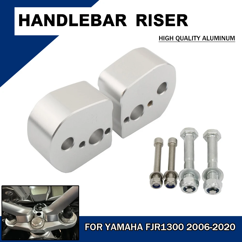 Motorcycle-Drag-Bar-Handlebar-Riser-Spacer-Base-Seat-Adaptor-For-Yamaha ...