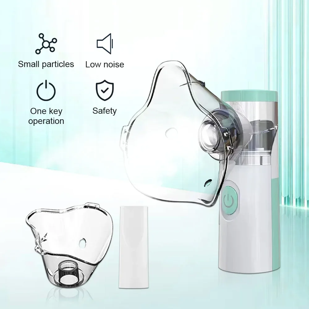 Handheld Portable Inhale Nebulizer Mesh Atomizer Silent Inhaler ...