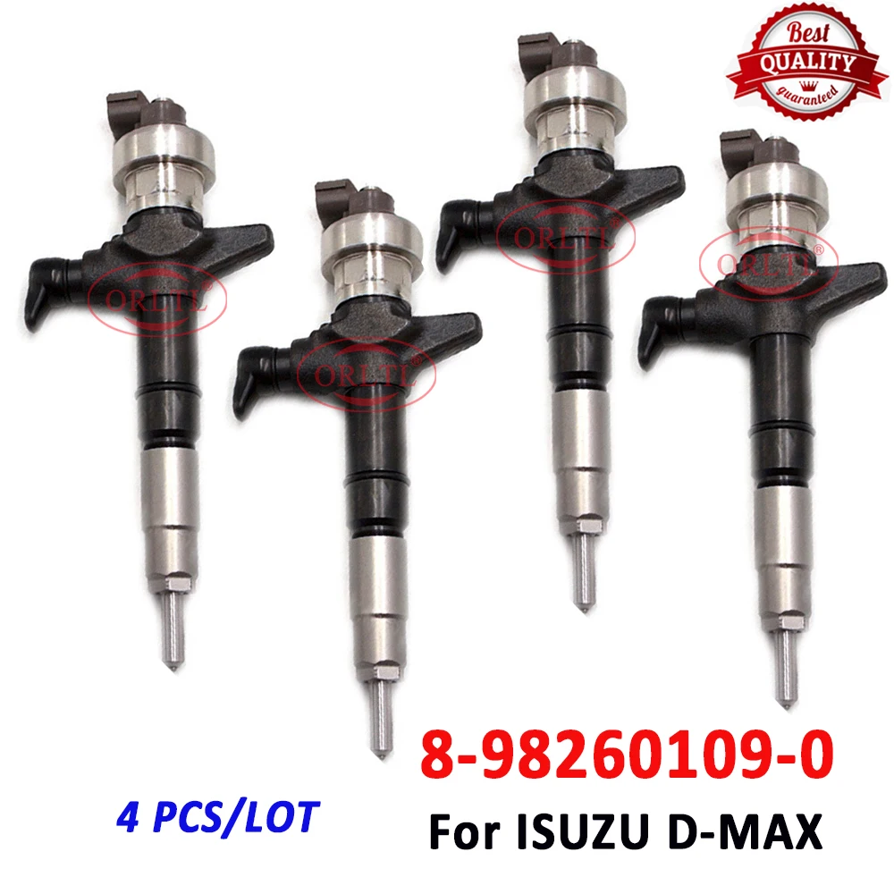 4-PCS-ORLTL-8-98260109-0-Diesel-Fuel-Injector-295050-0910-8982601090 ...