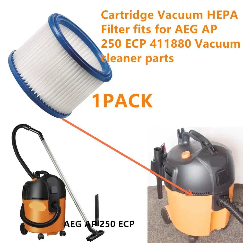 1 PCS Cartridge Vacuum HEPA Filter compatible with AEG AP 250 ECP ...