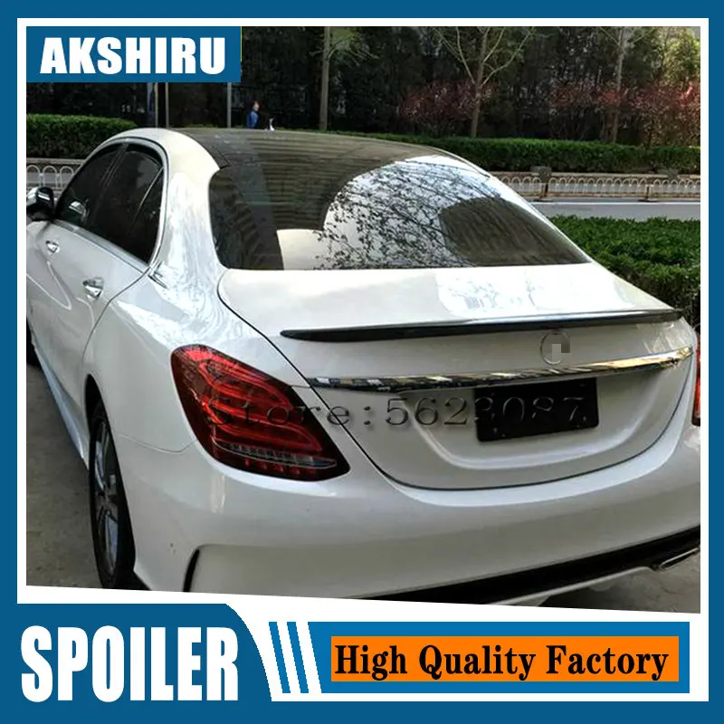 For Mercedes Benz W205 Spoiler 2016-18 C180/c200/c230 C-class Spoiler ...