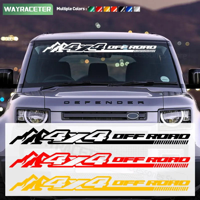 Reflective-4X4-Off-Road-Mountain-Front-Windshield-Sticker-Windscreen ...