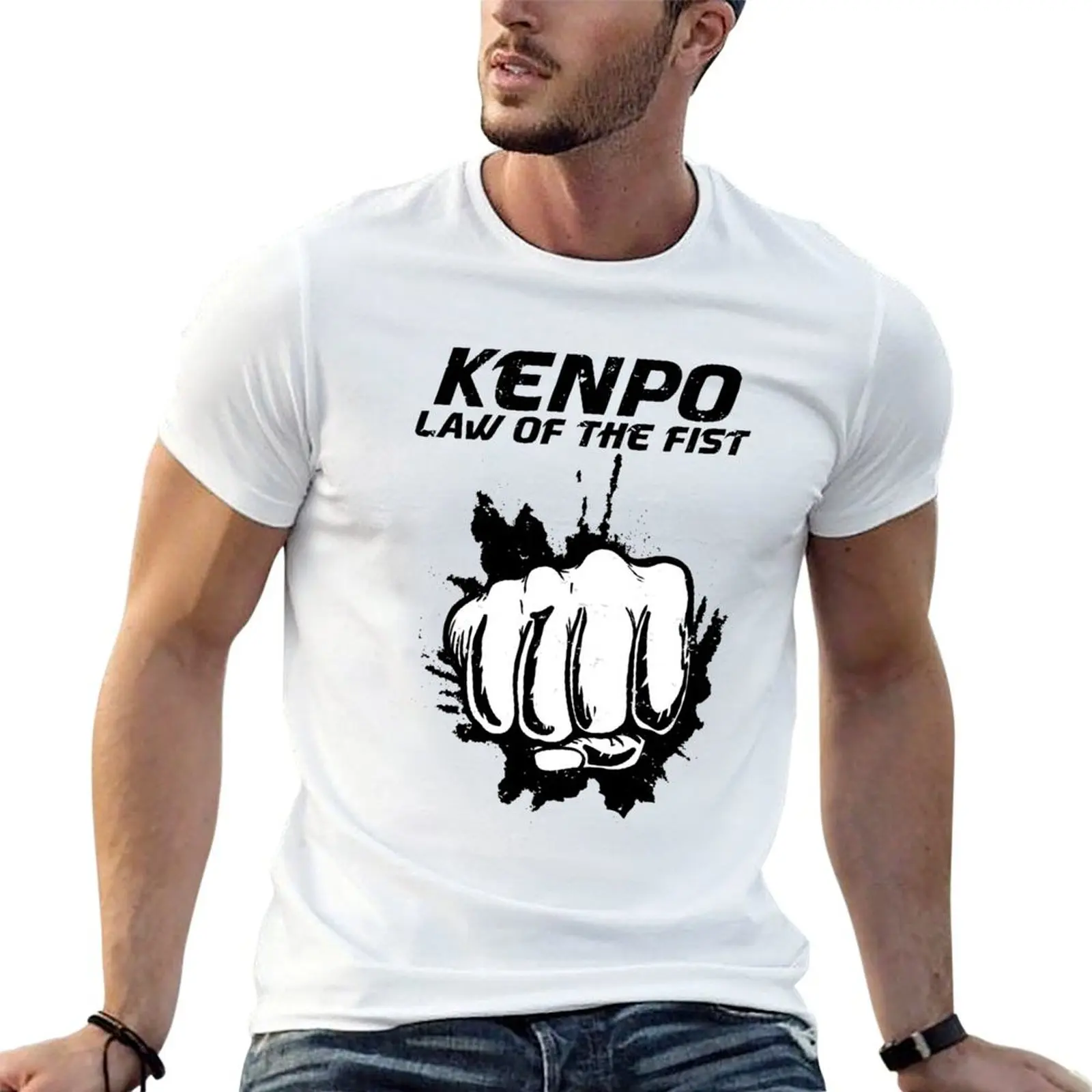 Kenpo-Fist-Law-of-the-Fist-Martial-Arts-T-shirt-Blouse-Short-sleeve-tee ...