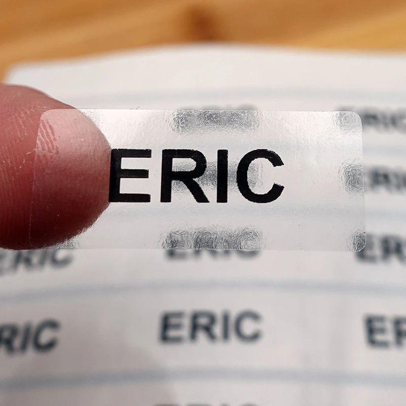 120pcs-Transparent-Custom-Name-Stickers-Personalized-Label-Waterproof ...