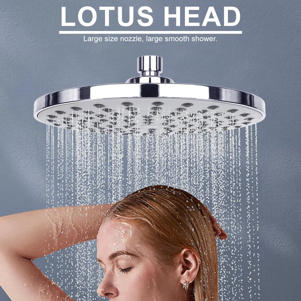 8-Inch-Round-Flower-Sprinklers-Stainless-Steel-Circular-Rain-Shower ...