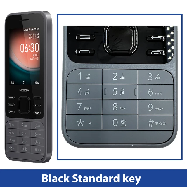 New and Original Nokia 6300 4G KaiOS Wifi Feature Phone Multilingual Dual SIM 2.4" FM Radio ...