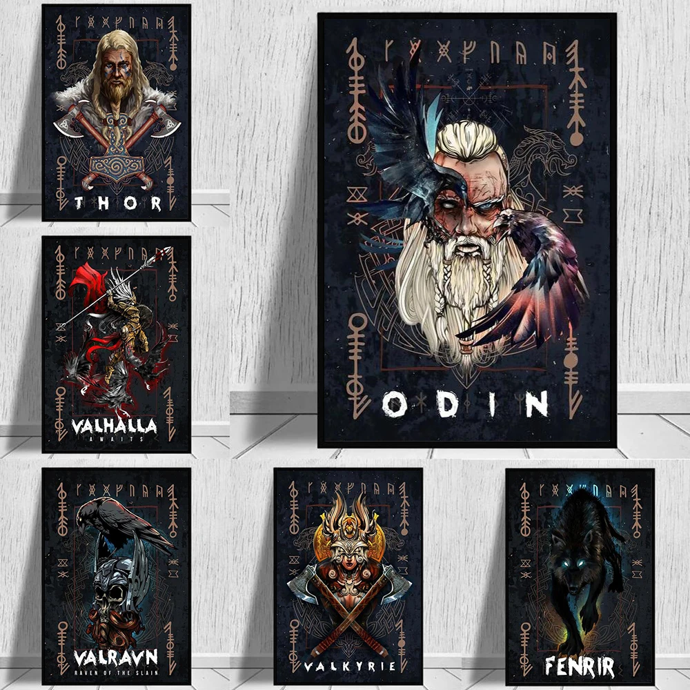 Thor Norse Mythology Painting