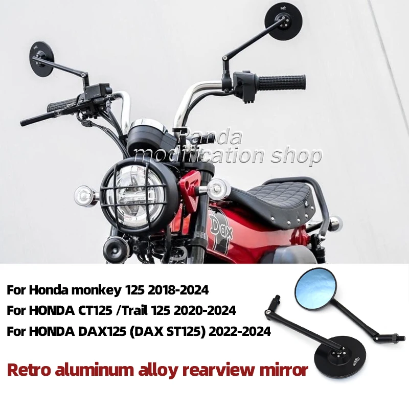 Liga-de-alum-nio-Espelho-Retrovisor-Acess-rios-para-Honda-Monkey125-DAX ...