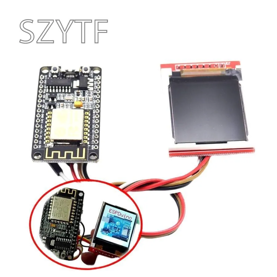 ESP8266 Development Kit With Display Screen TFT Show Image Or Word By Nodemcu Board DIY Kit ...