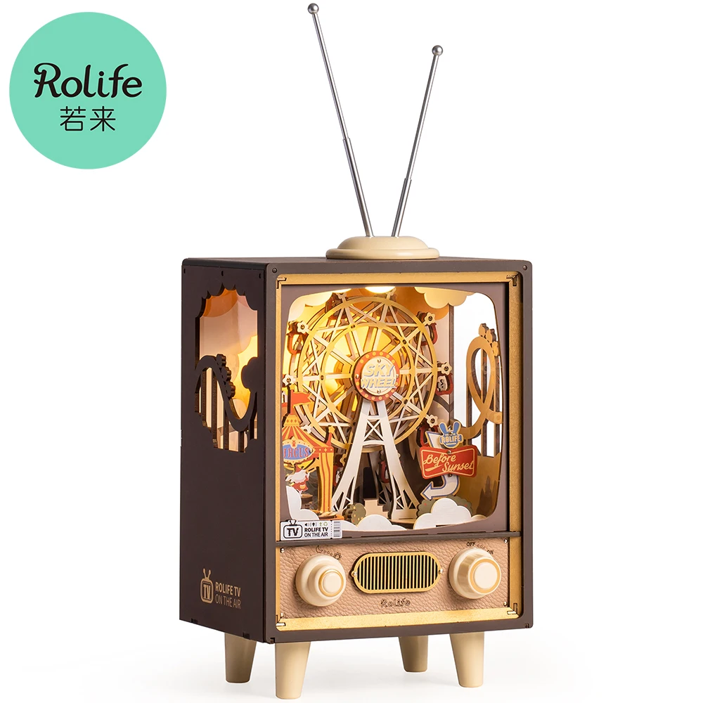 Rolife-Sunset-Carnie-3D-Wooden-Music-Box-Building-Kit-Wood-Puzzle-DIY ...
