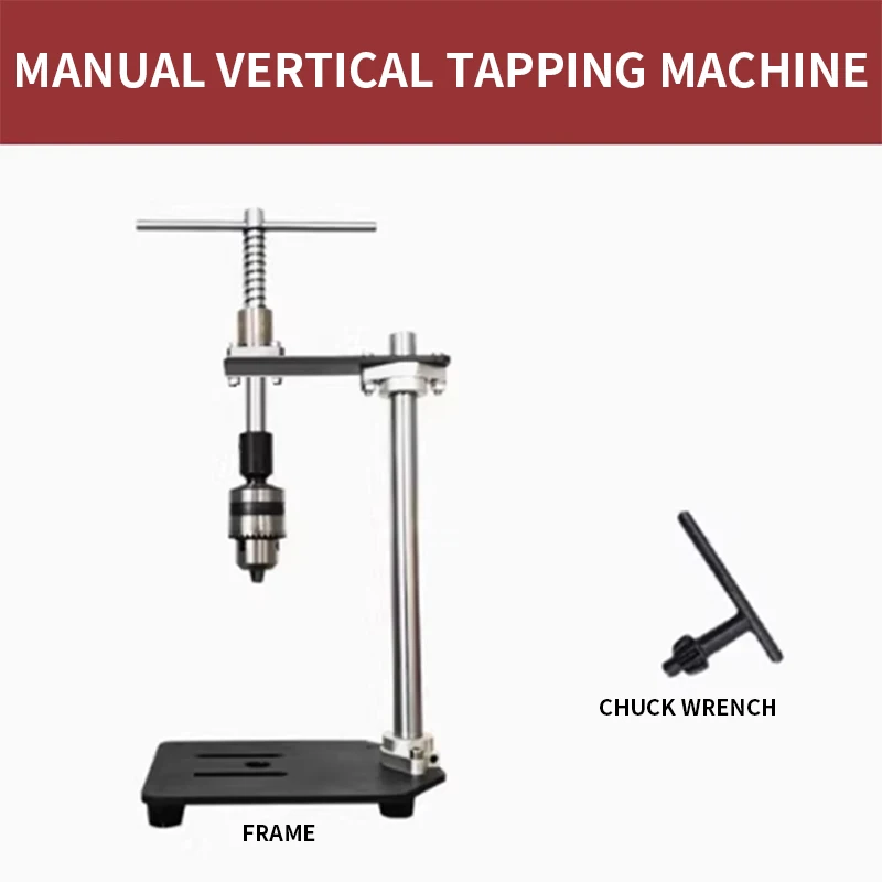 Manual Vertical Tapping Machine for M3-M10 Drilling Includes Aluminum ...