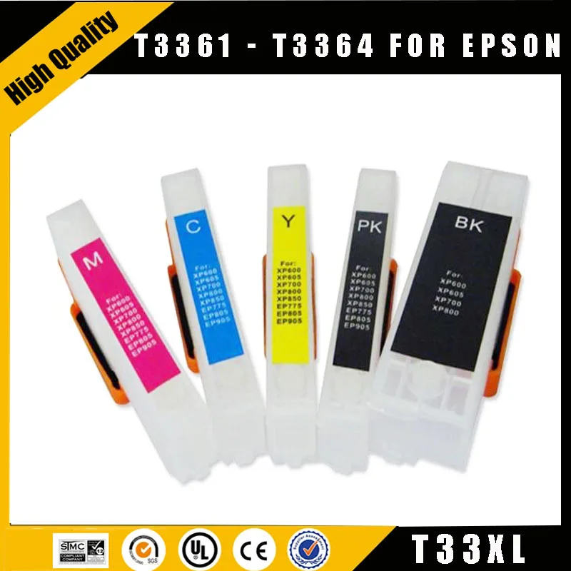 einkshop-33-T33xl-Refill-ink-cartridge-T3351-T3361-T3364-For-Epson ...
