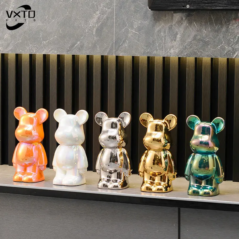 Oso De Bearbrick nórdico para sala de estar, accesorios de decoración ...