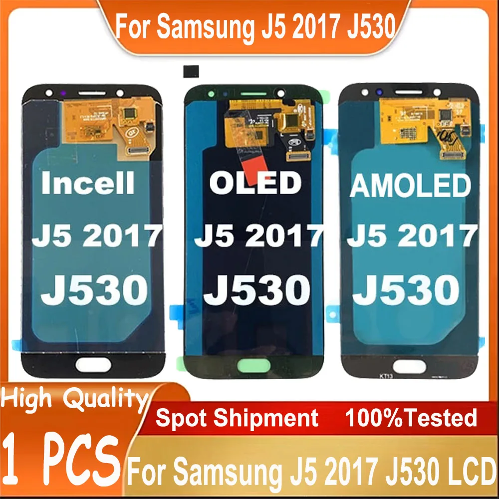 For-Samsung-J5-2017-display-J5-Pro-2017-LCD-J530-J530M-J530F-Touch ...