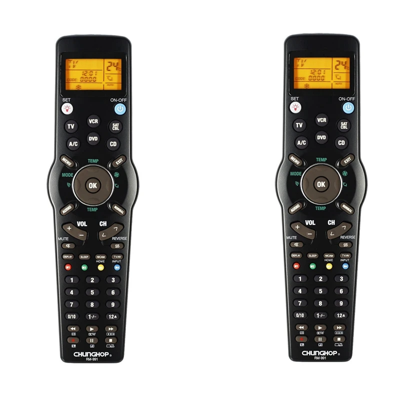 2X-CHUNGHOP-RM991-Smart-Universal-Remote-Control-Multifunctional ...
