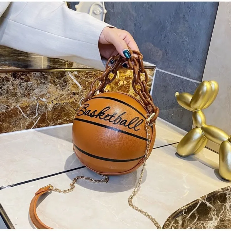 Hot-Selling-Ladies-Spherical-Bag-Personality-Basketball-Bag-New ...