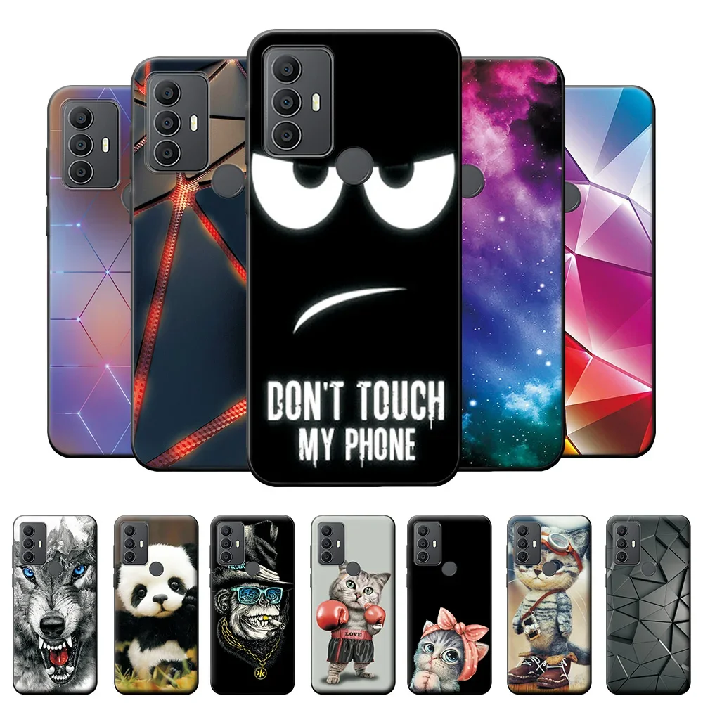 For TCL 30 SE Case 30E TPU Bumper for Funda TCL 305 306 6.56'' Soft ...