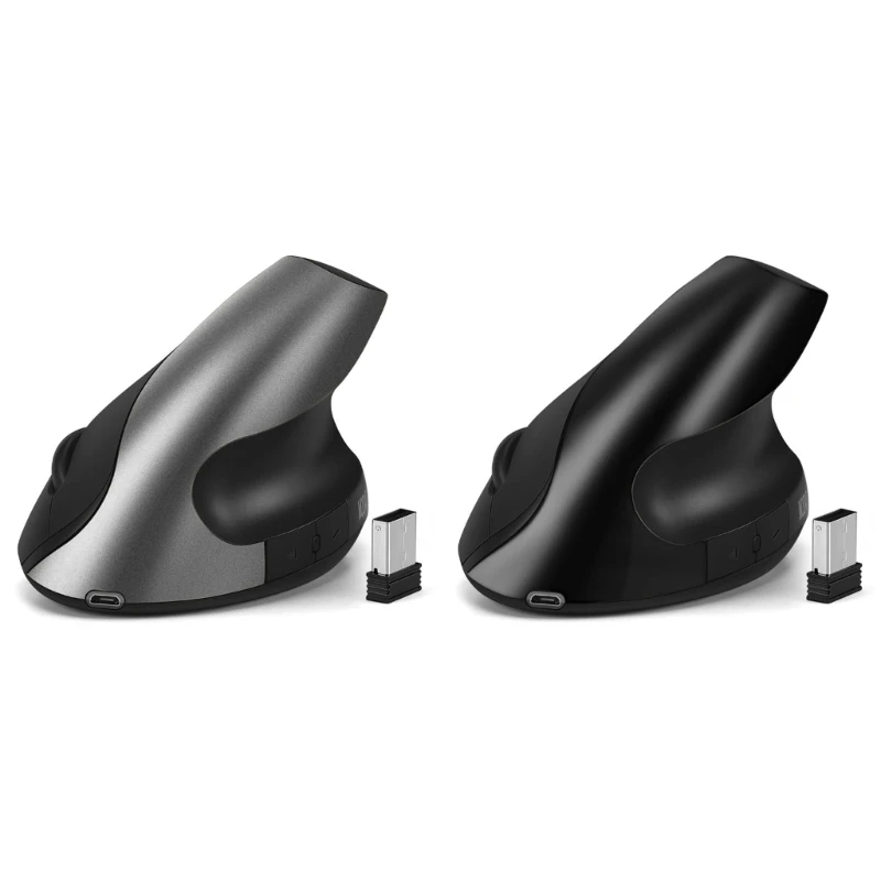 Mouse-ergon-mico-vertical-sem-fio-2-4g-1200-1600dpi-ajust-vel-6-bot-es ...