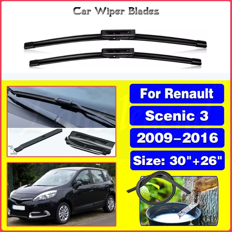 Wiper-LHD-Front-Wiper-Blades-For-Renault-Scenic-3-2009-2016-Grand ...
