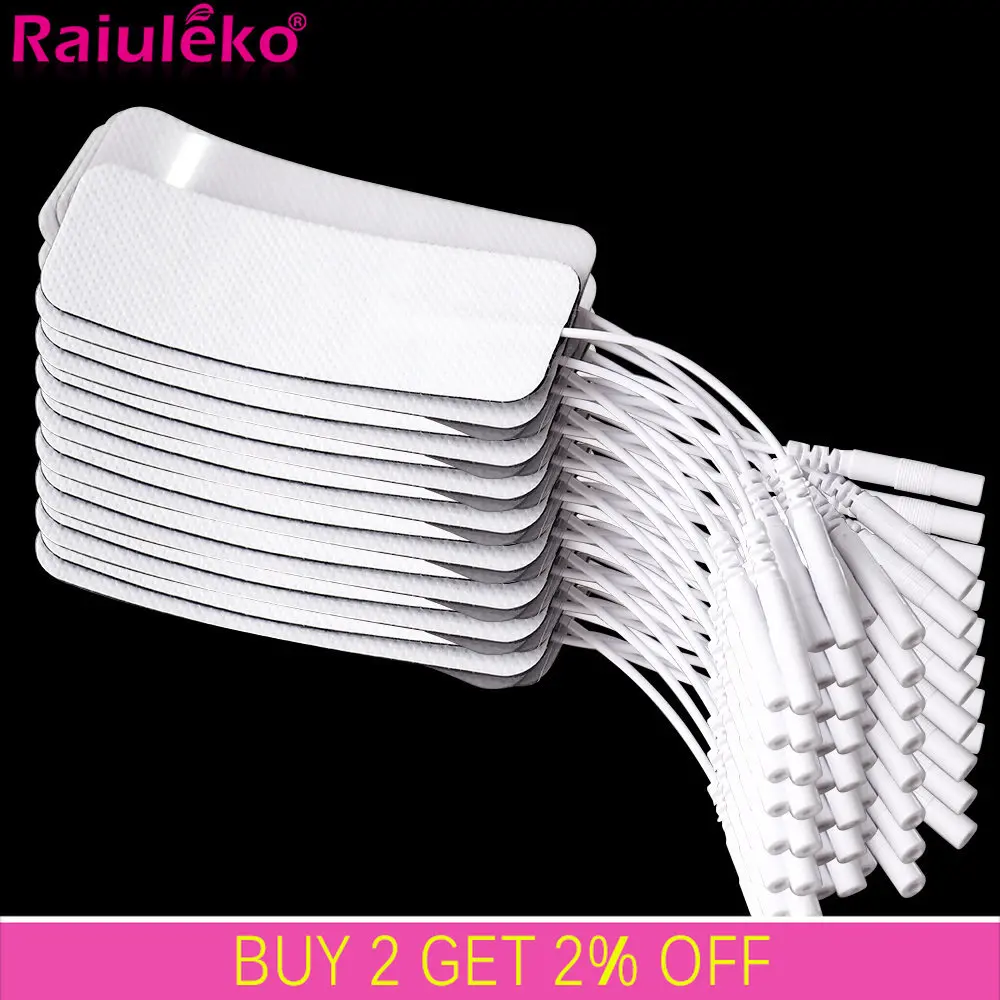 100-50Pcs-TENS-Electrode-Pads-Self-Adhesive-Gel-Patch-For-EMS-Stickers ...