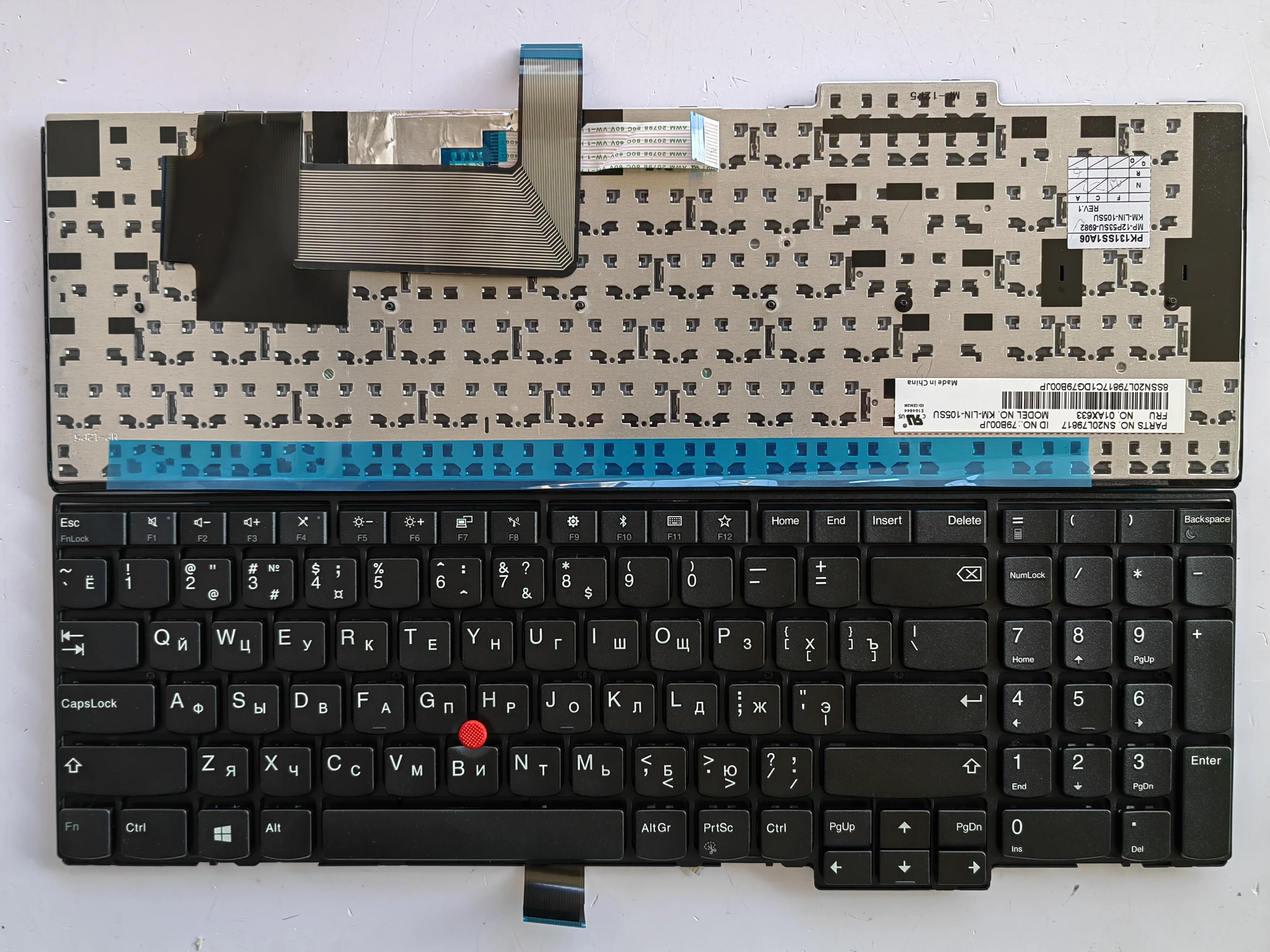 RU Layout for Lenovo ThinkPad L470 L460 E431 L440 E440 L450 T431S ...