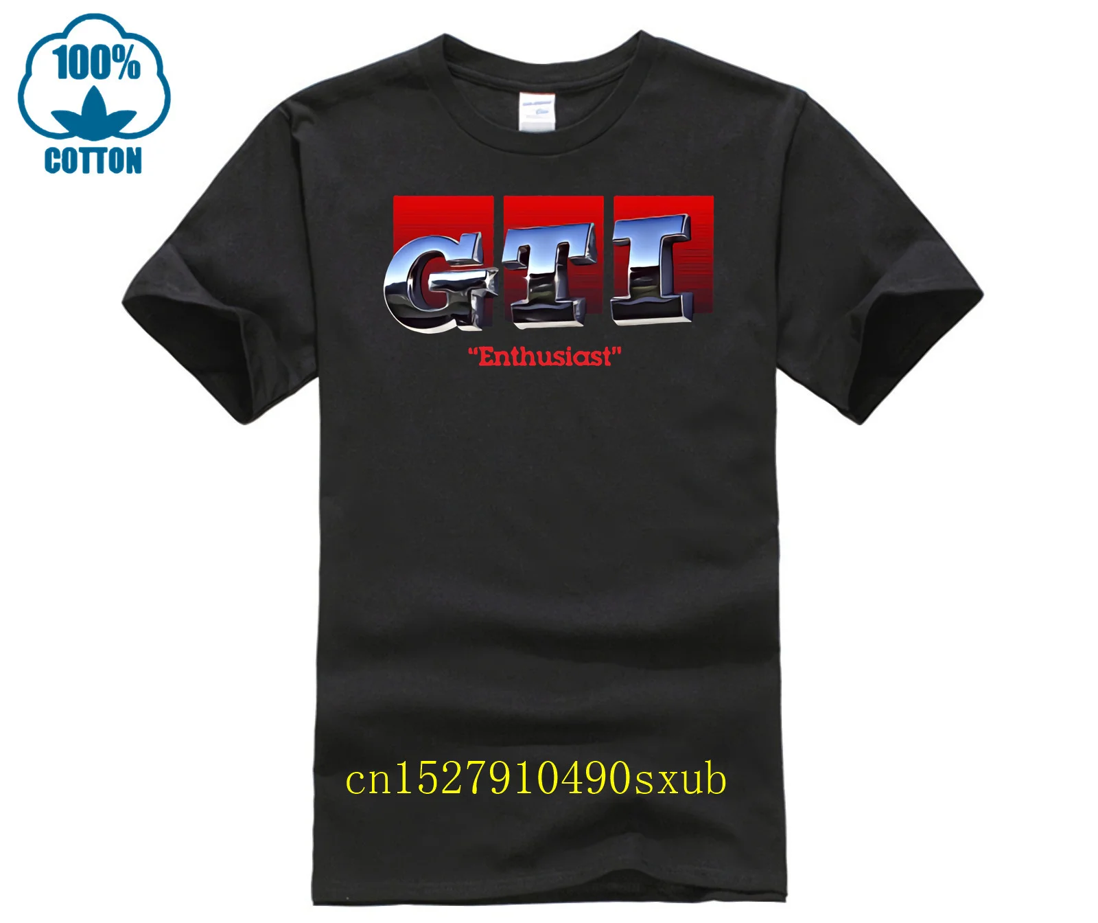 JDM GTI Logo T-Shirt Funny T Shirts Men's O-Neck Short Sleeve T Shirt ...